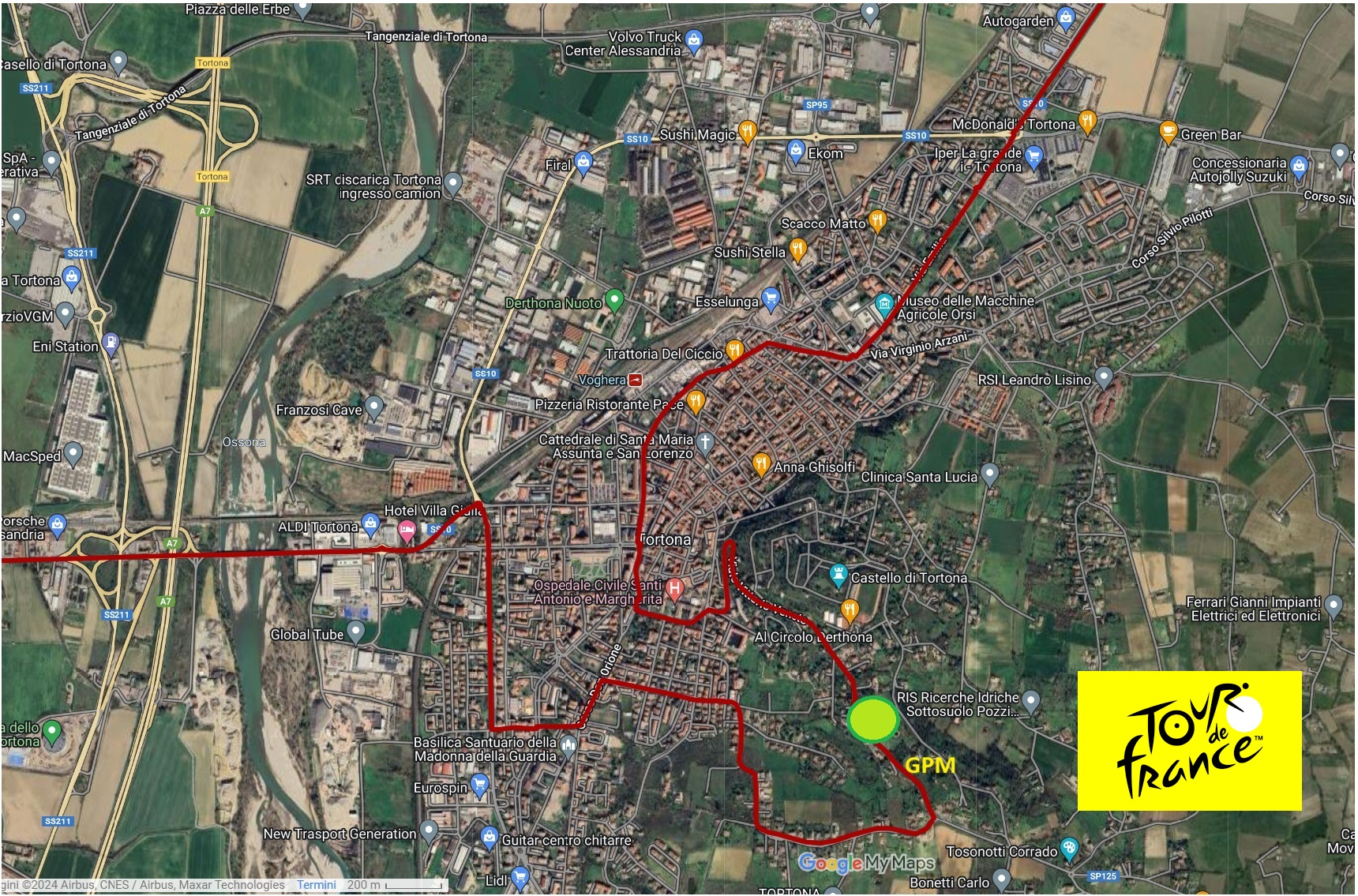 Passaggio del Tour de France a Tortona: percorso, strade chiuse e ...
